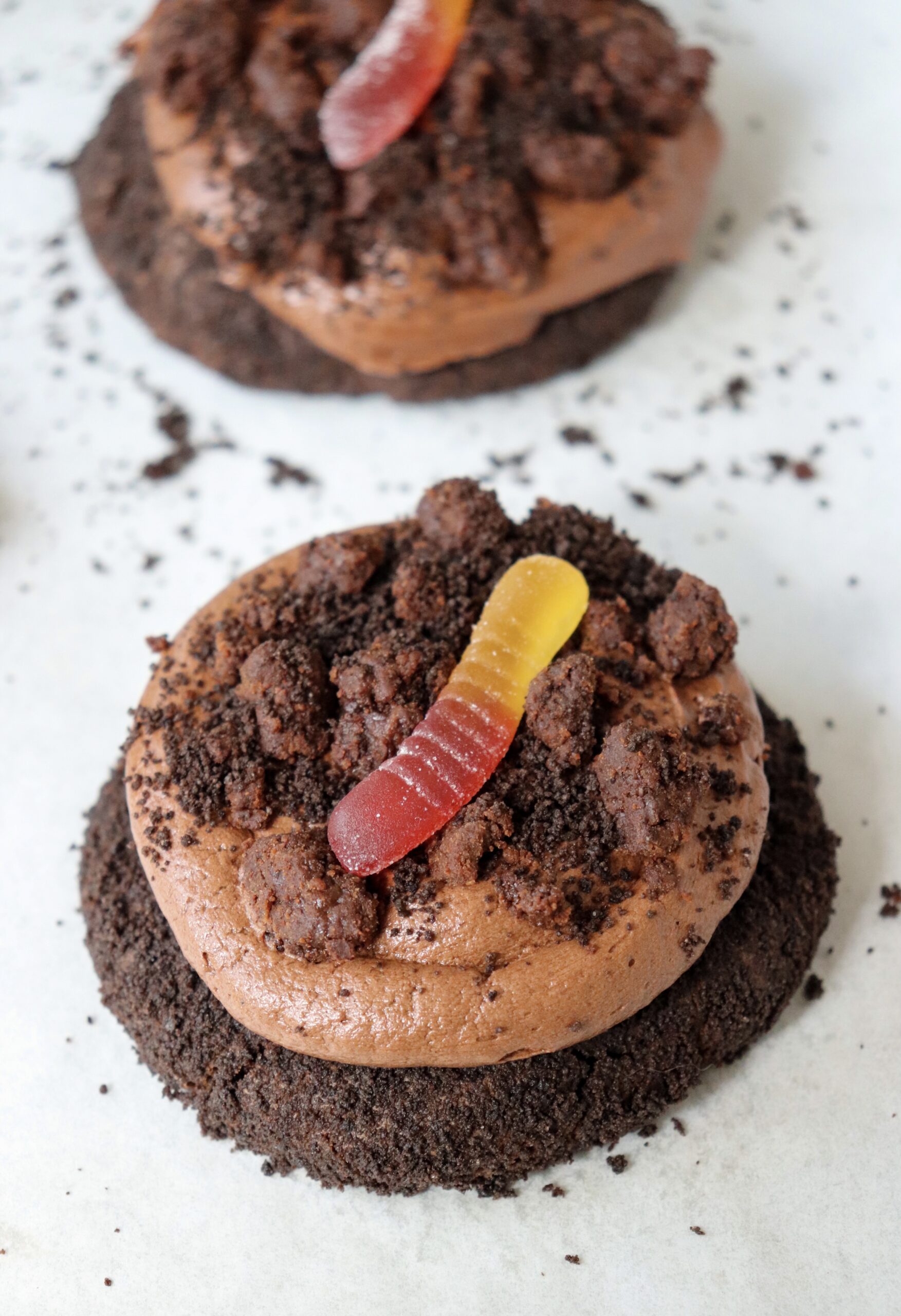 Copycat Crumbl Dirt Cake Cookies – Mary-Kate's Vegan Cakes